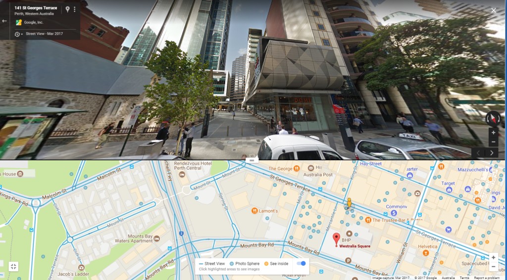 Westralia Square - Location